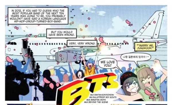 Un cómic sobre el grupo de K-pop BTS narra su ascenso al estrellato y ...
