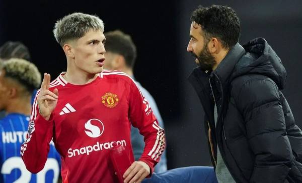 Sorpresa total con Garnacho por lo que dijo el DT de Manchester United ...