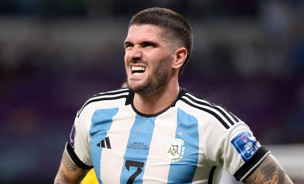 Rodrigo De Paul reveló su enojo por la filtración de un dato clave en ...