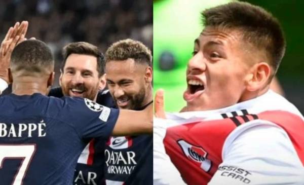 Todavía no debutó en River y lo quiere el PSG: así juega la joya que ...