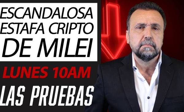 El Destape 1070, lunes 10 hs Navarro y las pruebas de la estafa cripto que promocionó Milei | El ...
