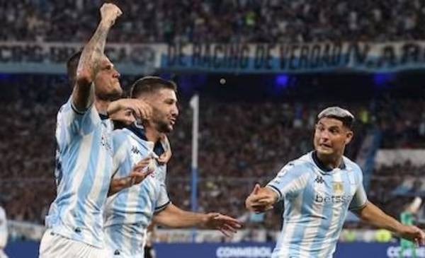 Racing se lució y venció por 2 a 0 a Botafogo en la ida de la Recopa ...