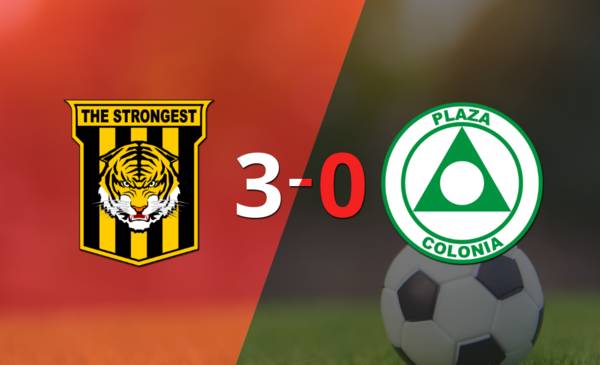 Doblete de Martín Prost en la goleada de The Strongest frente a Plaza ...