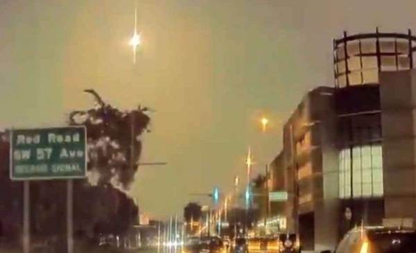 Un meteorito sorprendió e iluminó el sur de Florida en Estados Unidos ...