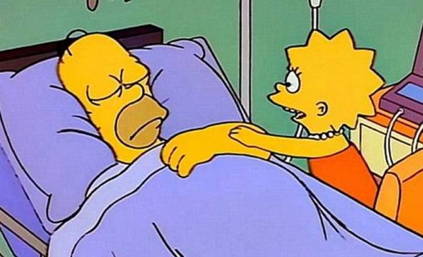 Furor por una teoría de Los Simpson que asegura que Homero está en coma ...