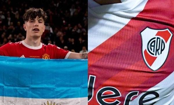 Alejandro Garnacho reveló el nombre de su primer hijo y los hinchas de ...