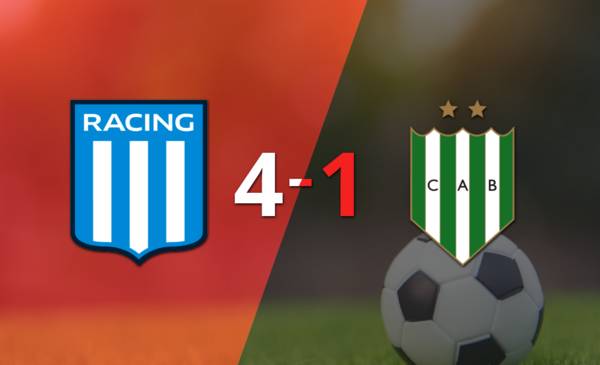 Con triplete de Adrián Martínez, Racing Club goleó a Banfield 4-1 | El ...
