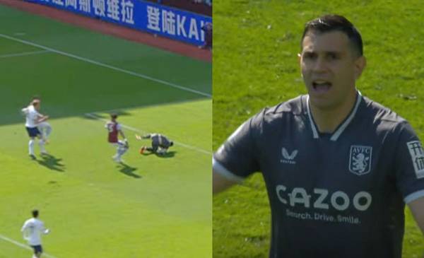 La espectacular atajada del Dibu Martínez en el Aston Villa por la Premier League | El Destape