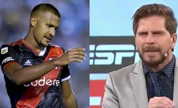 En ESPN, con El Pollo Vignolo, fulminaron a Rondón en River: En ESPN, con El Pollo Vignolo, fulminaron a Rondón en River: