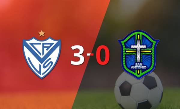 Vélez le pasó por encima 3-0 a San Antonio Bulo Bulo | El Destape