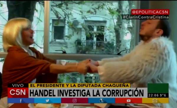 "Subite a este Carrió", el desopilante sketch de Handel con Malena ...