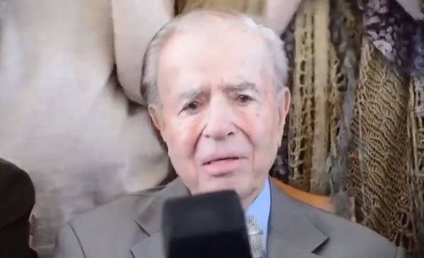 El bochornoso spot de Carlos Menem con el que arrancó su campaña | El ...
