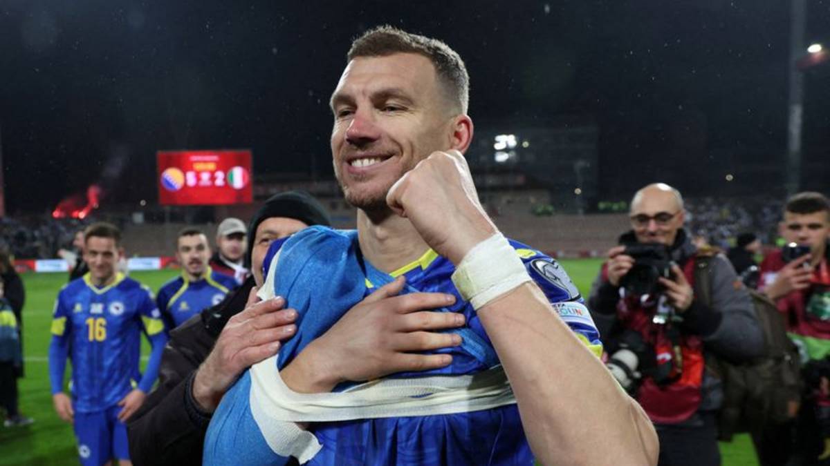 Edin Dzeko, el talismán de la nueva generación de Bosnia y Herzegovina ...