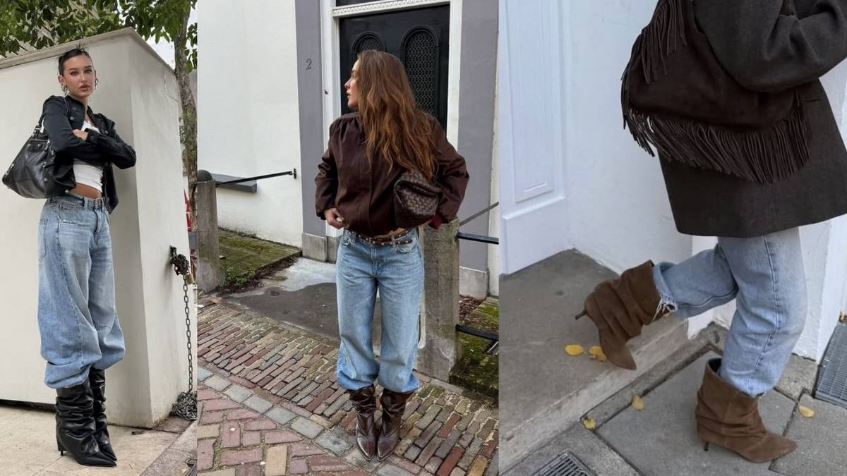 Botas slouchy: el calzado vintage de los 90 que es furor en invierno ...