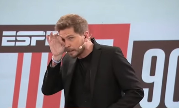 El insólito fallido del Pollo Vignolo sobre Boca en ESPN F90: "Abuelos ...