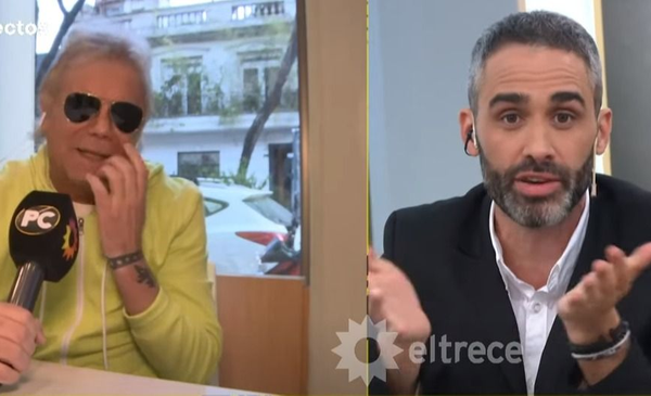 Beto Casella sorprendió al Pollo Álvarez en pleno móvil de El Trece ...