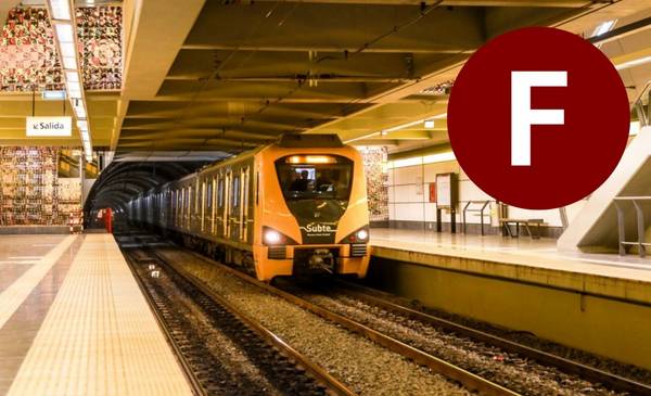 Cómo es la Línea F de subte: el recorrido que causa furor | El Destape