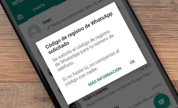 Qué pasa si recibo un código de verificación en WhatsApp sin haberlo ...