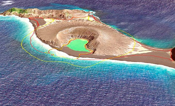 Así es la isla "más nueva del mundo" que nació a partir de la erupción ...