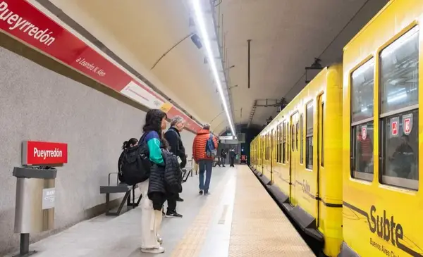 Mapa del subte B de Buenos Aires: estaciones y recorrido de la línea ...