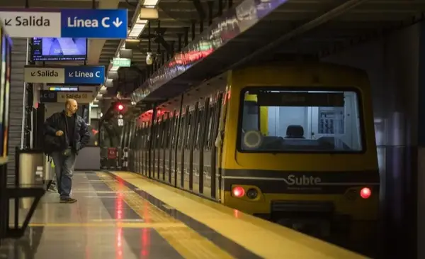 Mapa del subte C de Buenos Aires: estaciones y recorrido de la línea ...