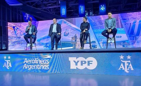 Aerolíneas Argentinas, YPF y la AFA presentaron el avión de la ...
