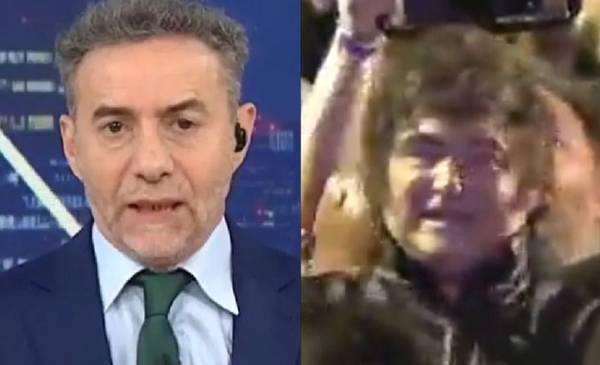 A Majul se le escapó un comentario sobre la "campera" de Milei y salió ...