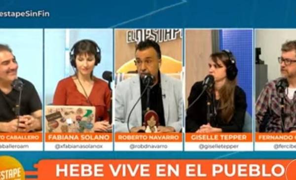 El pase entre Roberto Navarro y Caballero en El Destape Radio: Hebe y la sensación de orfandad ...
