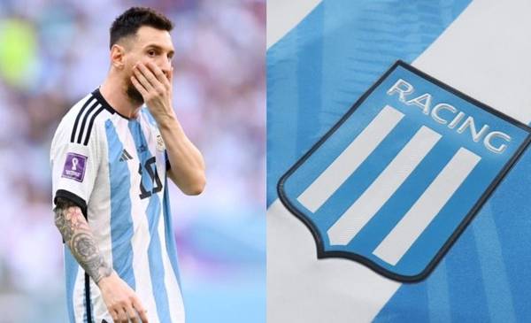 El insólito mensaje de Racing: comparó a Messi con uno de sus jugadores ...