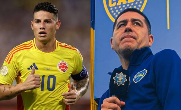 El guiño de James Rodríguez al Boca de Juan Román Riquelme | El Destape