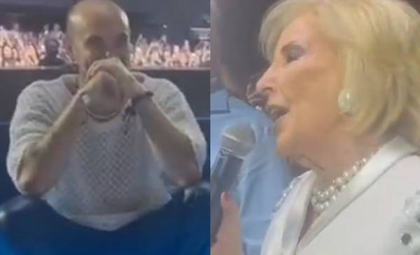 "Le damos": sorpresa por lo que le dijo Abel Pintos a Mirtha Legrand en pleno Luna Park | El Destape