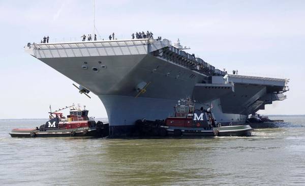 Así es el USS Gerald R. Ford, el mayor buque de guerra del mundo que ...