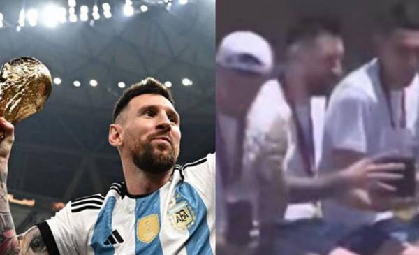 El video más argentino de Messi con un fernet en los festejos de la ...