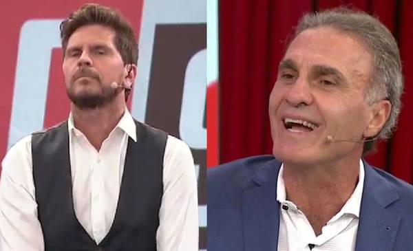 El insólito momento no futbolero del Pollo Vignolo y Ruggeri en ESPN ...