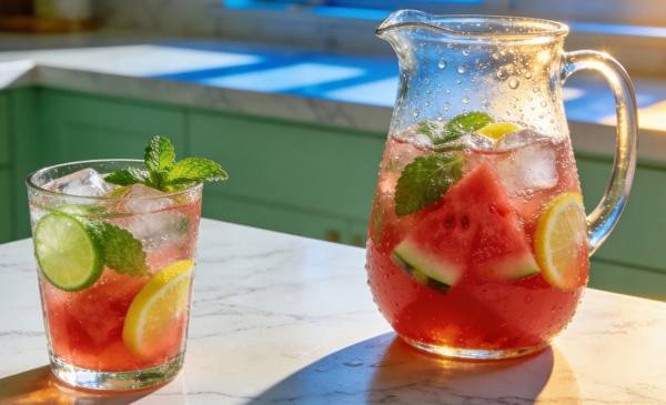 Receta de limonada de sandía, lima y limón: refrescante y deliciosa ...