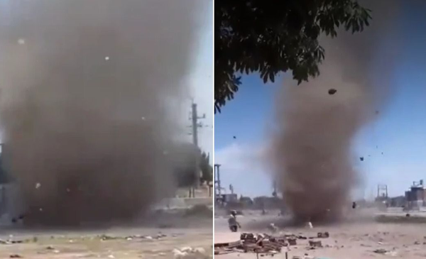 Impactante "dust devil" en Florencio Varela por la ola de calor: qué es ...