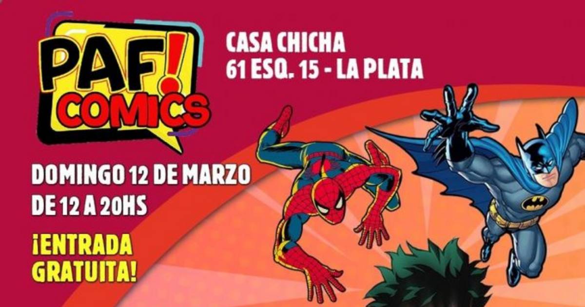 PAF! Comics en La Plata | Comiqueando Online